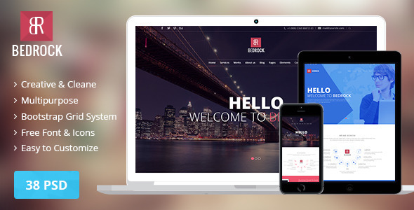 Bedrock Multi Purpose Theme by WordPress-Studio | ThemeForest